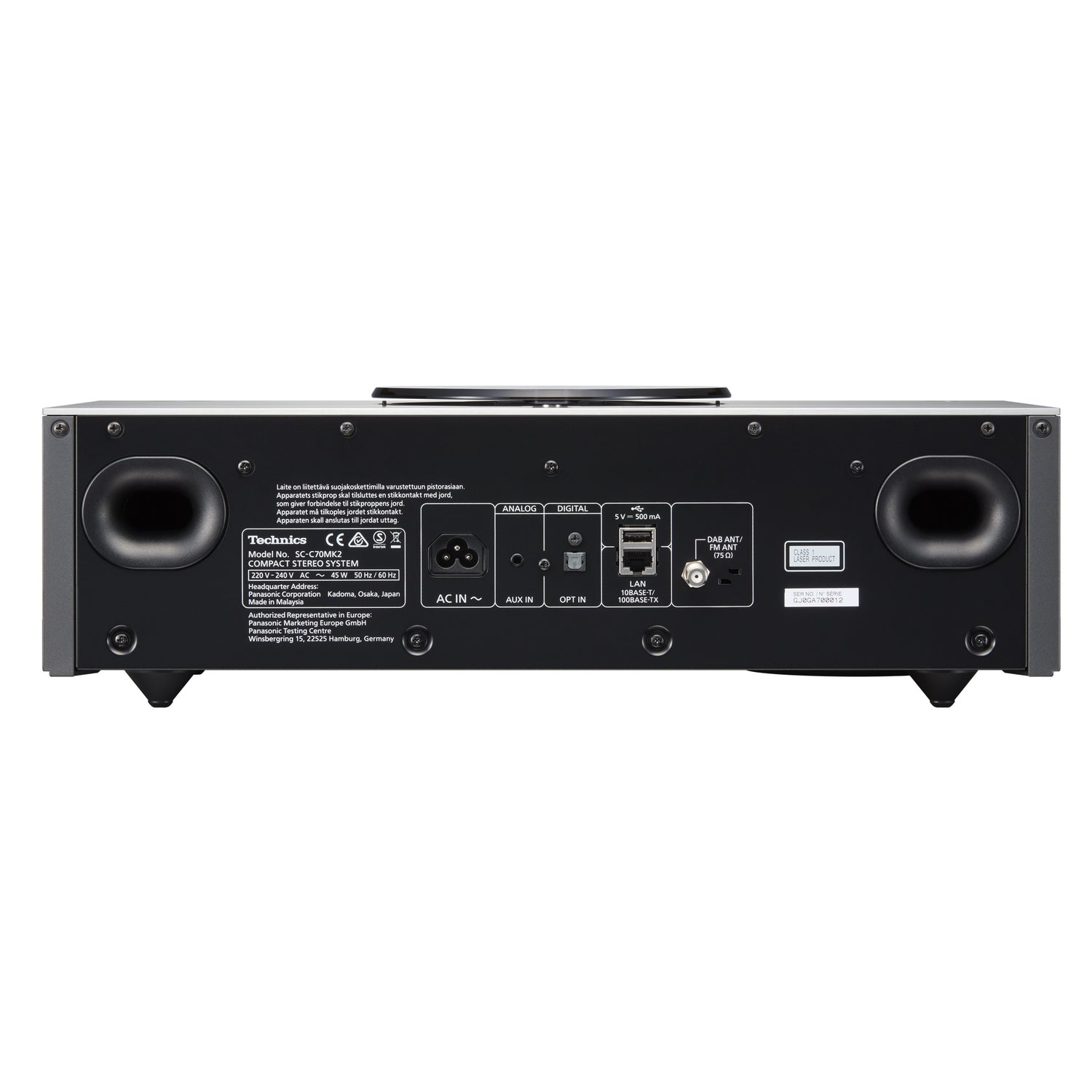 Premium Class Ottava™ Premium All-In-One Music System SC-C70MK2
